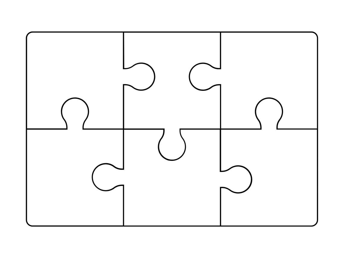 Puzzle Svg Bundle,jigsaw Puzzle Templates Bundle,laser Cut Jigsaw ...