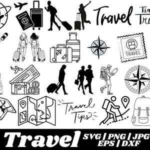 Travel Svg Bundle| Funny Travel Svg| Traveling Svg| Travel Clipart| Svg ...