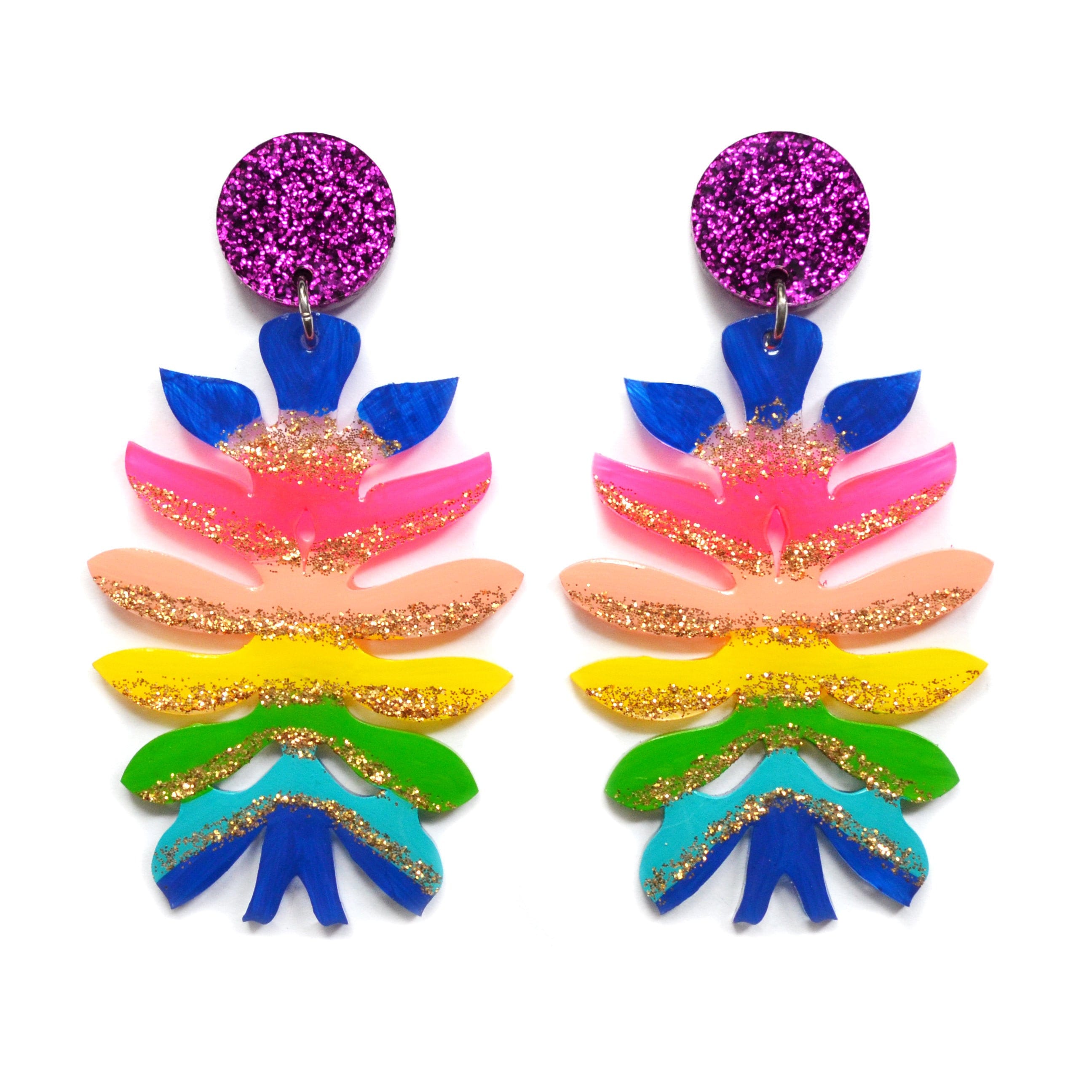 Laser Cut Earring, Acrylic Earring, Resin Earrings, Glitter Earring ...