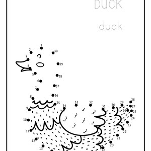 Preschool Tracing Practice, Farm Dot-to-dot Tracing Worksheets ...