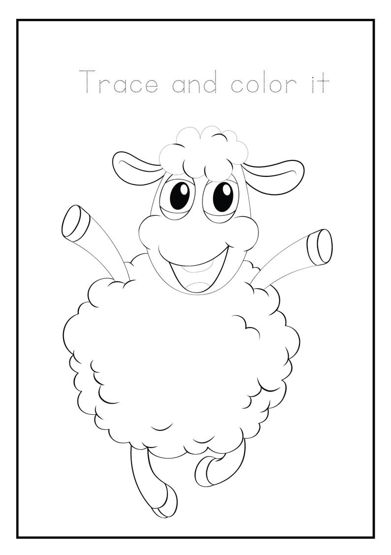 Preschool Tracing Practice, Farm Dot-to-dot Tracing Worksheets ...