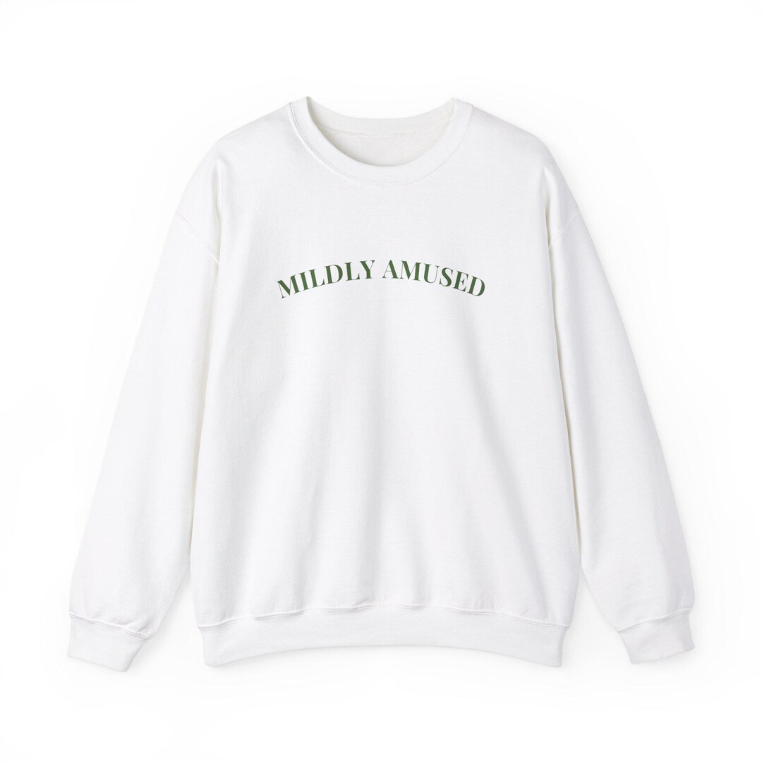 Mildly Amused | Minimalist College Style Sweater | Classic Preppy ...