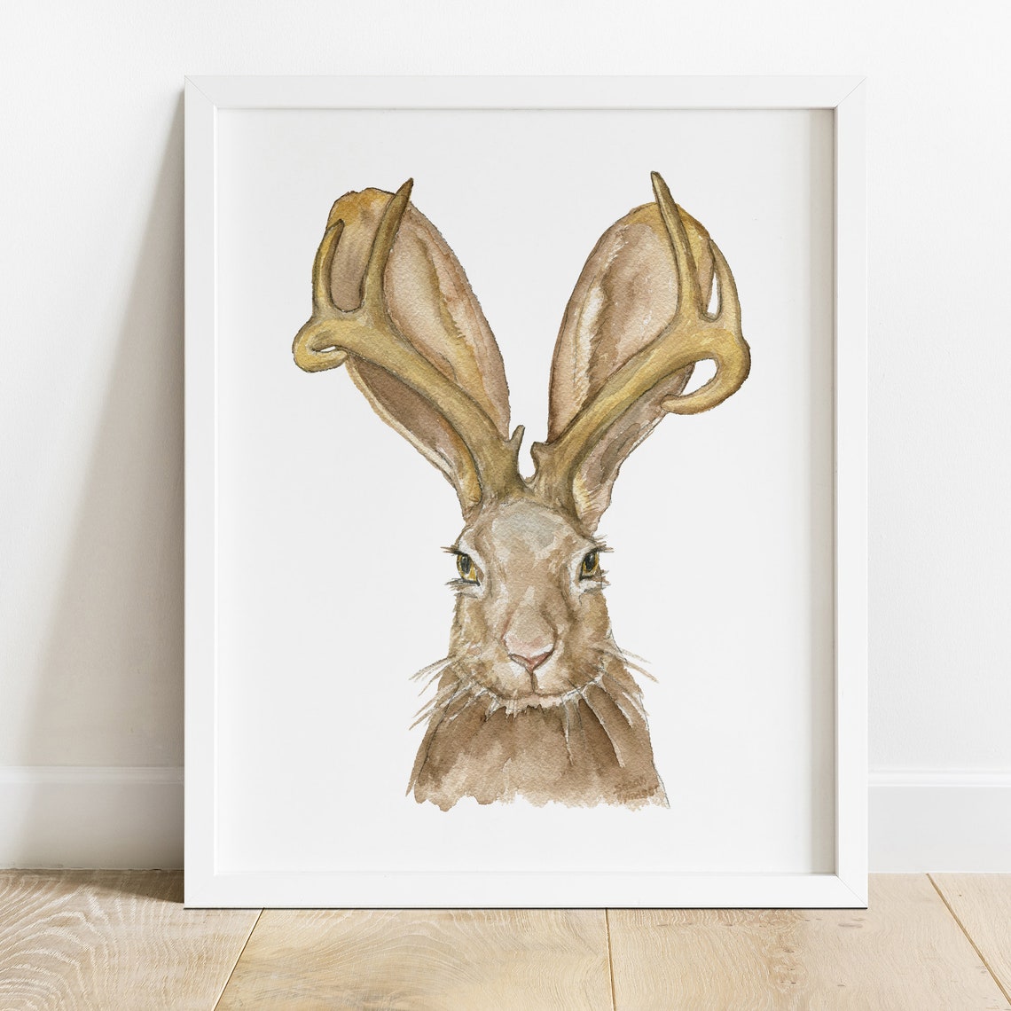 Jackalope Watercolor Painting Large Art Poster Print Unframed - Etsy