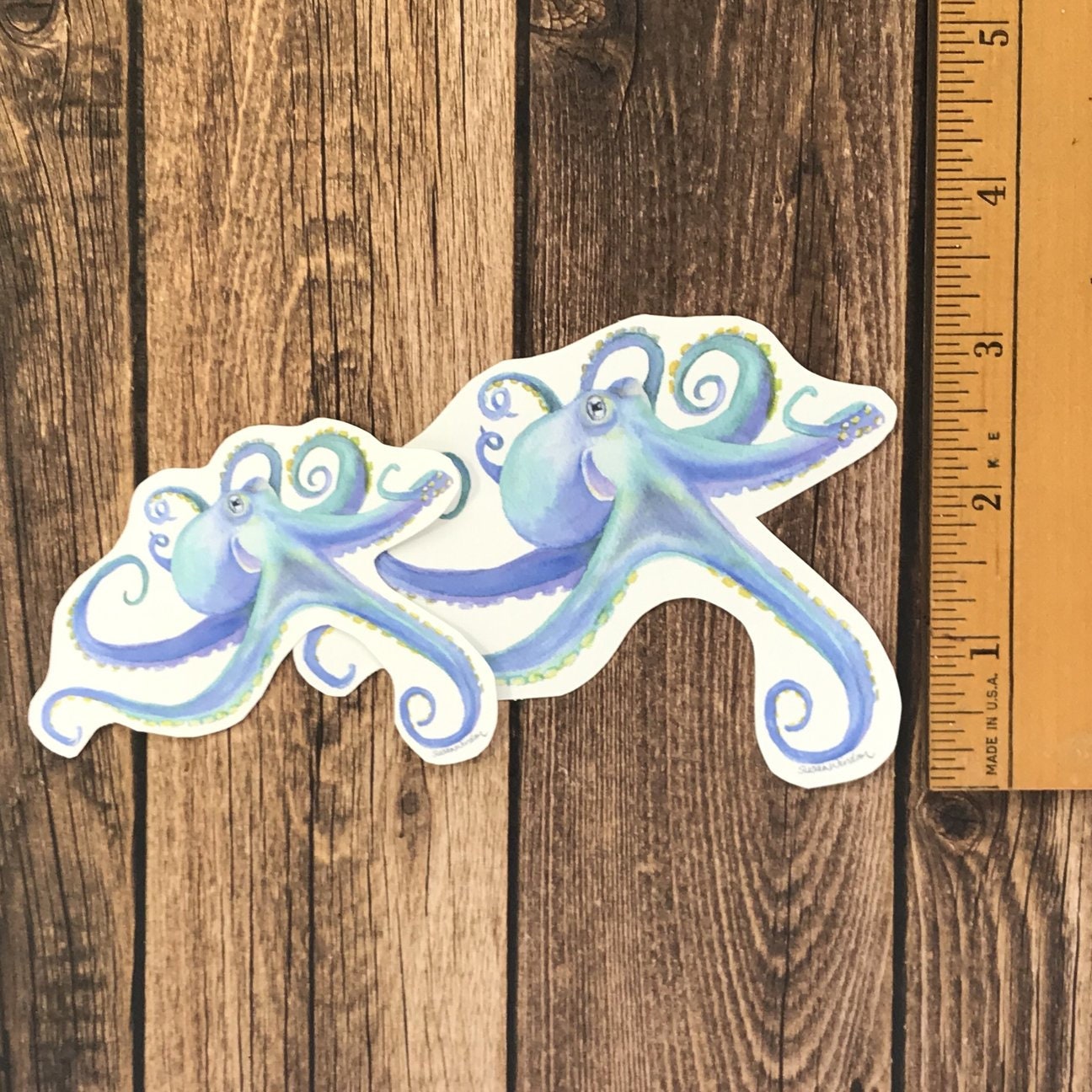 Octopus Vinyl Sticker for Water Bottles and Laptops | Etsy