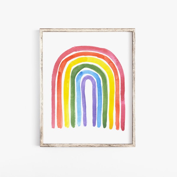 Buy Rainbow Painting Online - Etsy