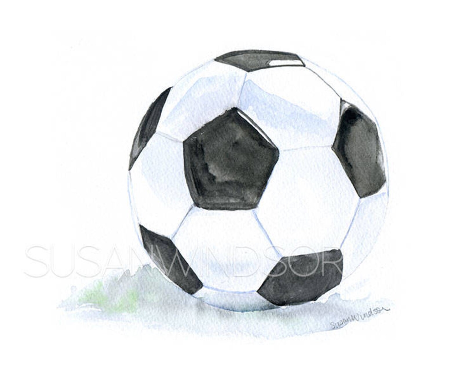 Sports Watercolor Painting Art Prints Set Unframed - SMALL PRINTS SALE ...