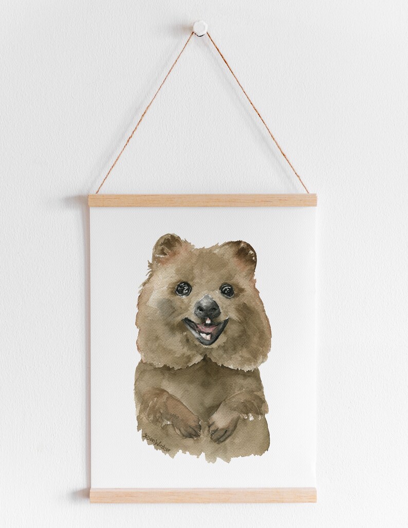 Quokka Watercolor Painting Giclee Print Reproduction | Etsy