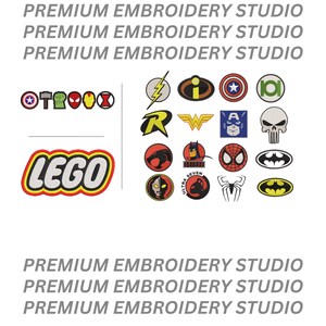 Small Logo Size Designs Embroidery File, Machine Embroidery, Embroidery ...