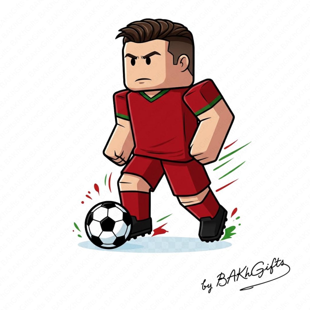 Soccer Roblox Png, Ronaldo Png, Roblox Png, Robl0x Clipart, Football ...