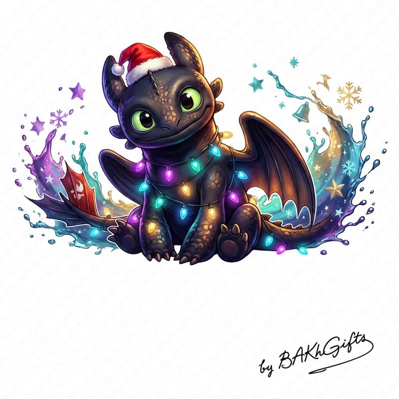 Toothless Christmas - Etsy