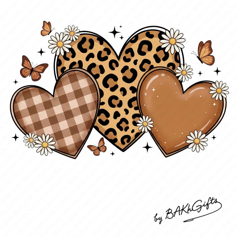 Valentines Day Png, Leopard Heart Png, Cheetah Heart Png Animal Print ...