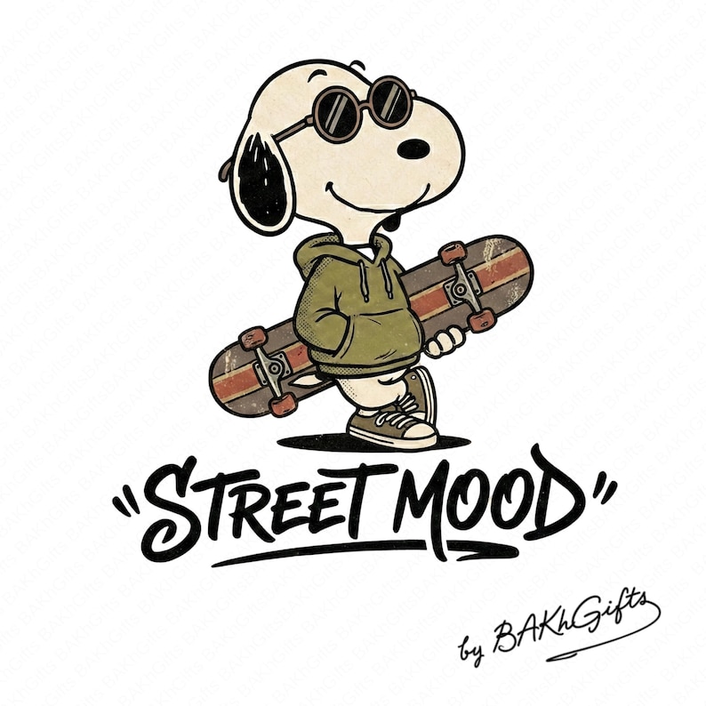Snoopy Inspired Clipart, Peanuts Cartoon Art (PNG Digital Download) - Etsy