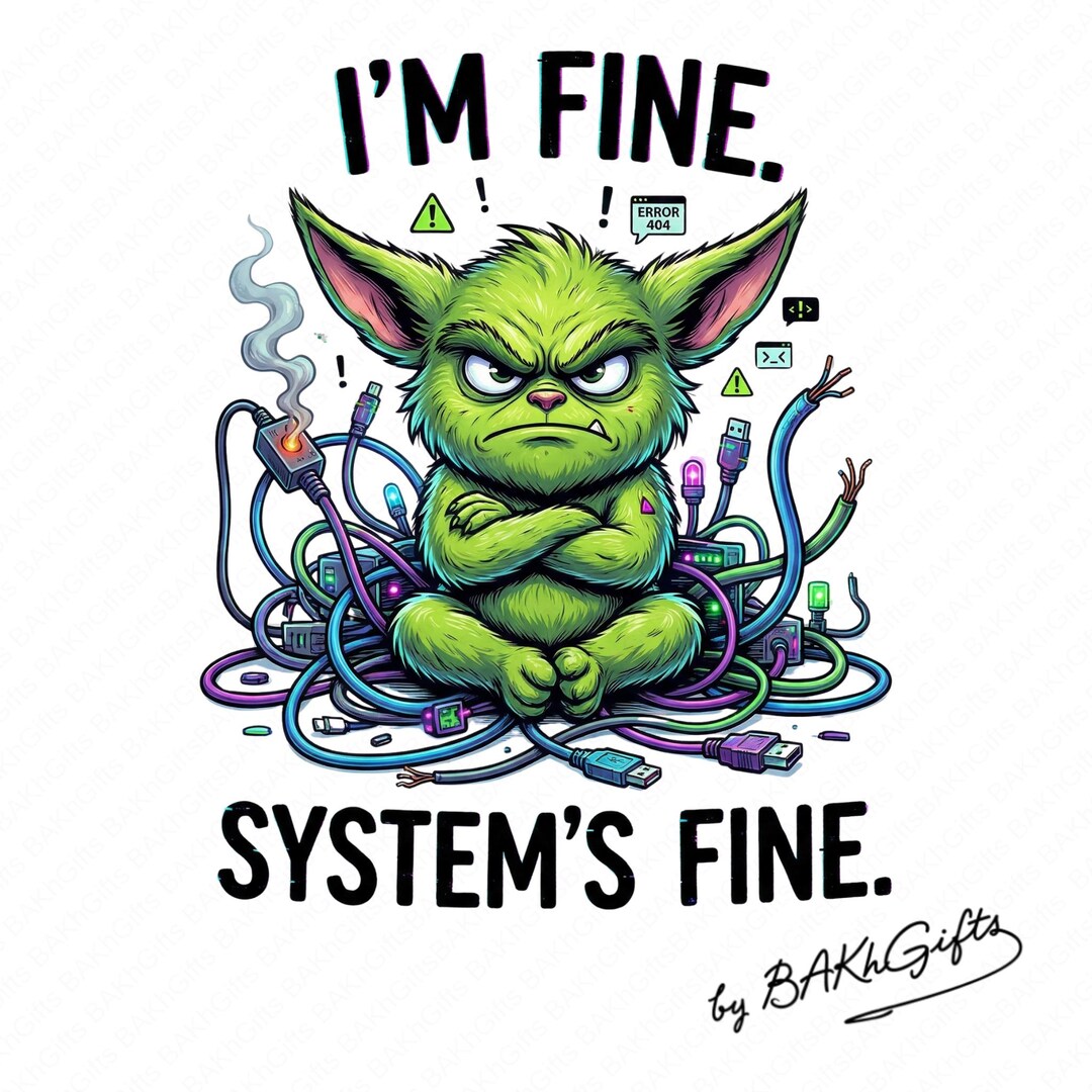 I'm Fine System ist fein grinch png,Grinch Png - Etsy.de