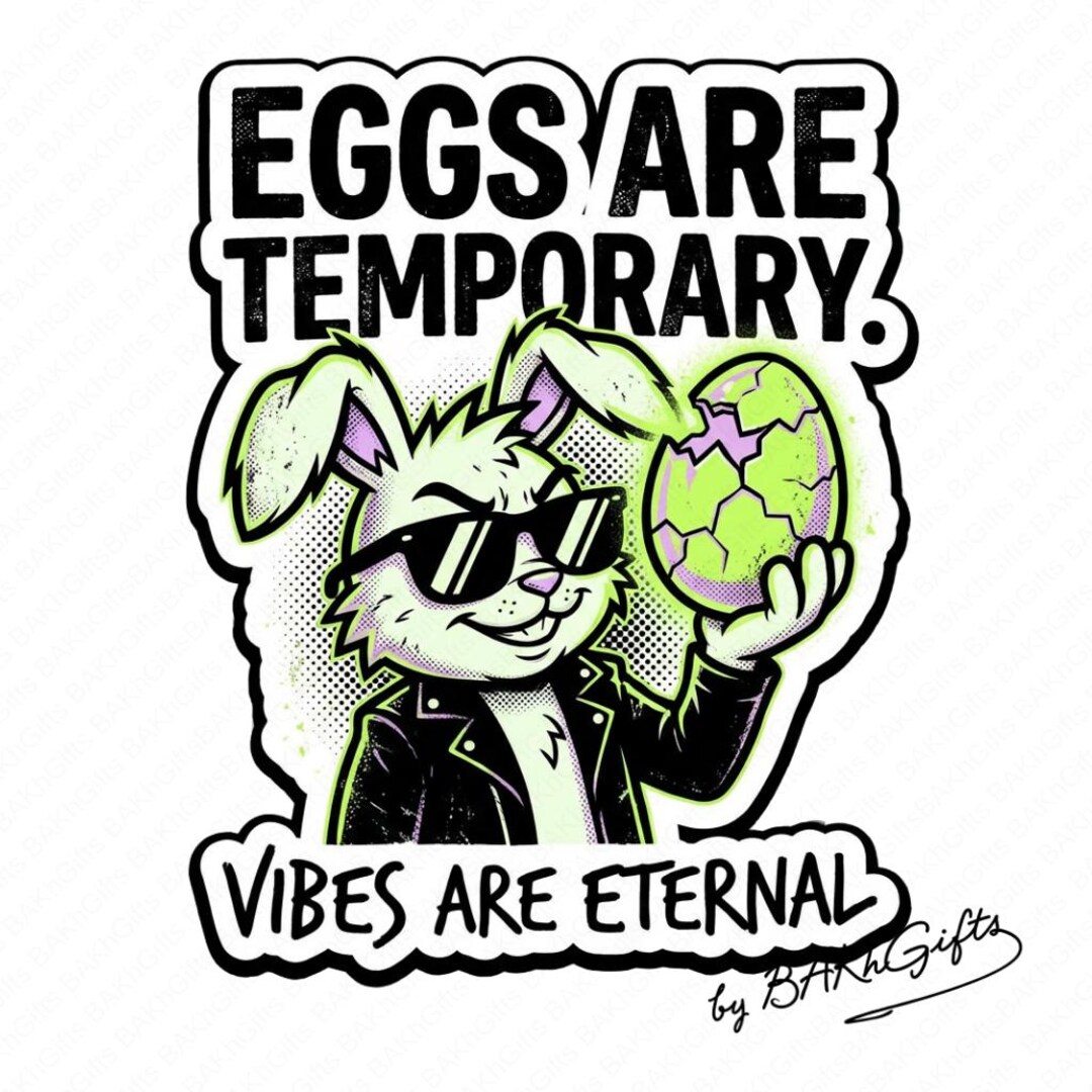 Funny Easter Bunny PNG, Streetwear Easter Shirt Design, Trendy Gen Z ...