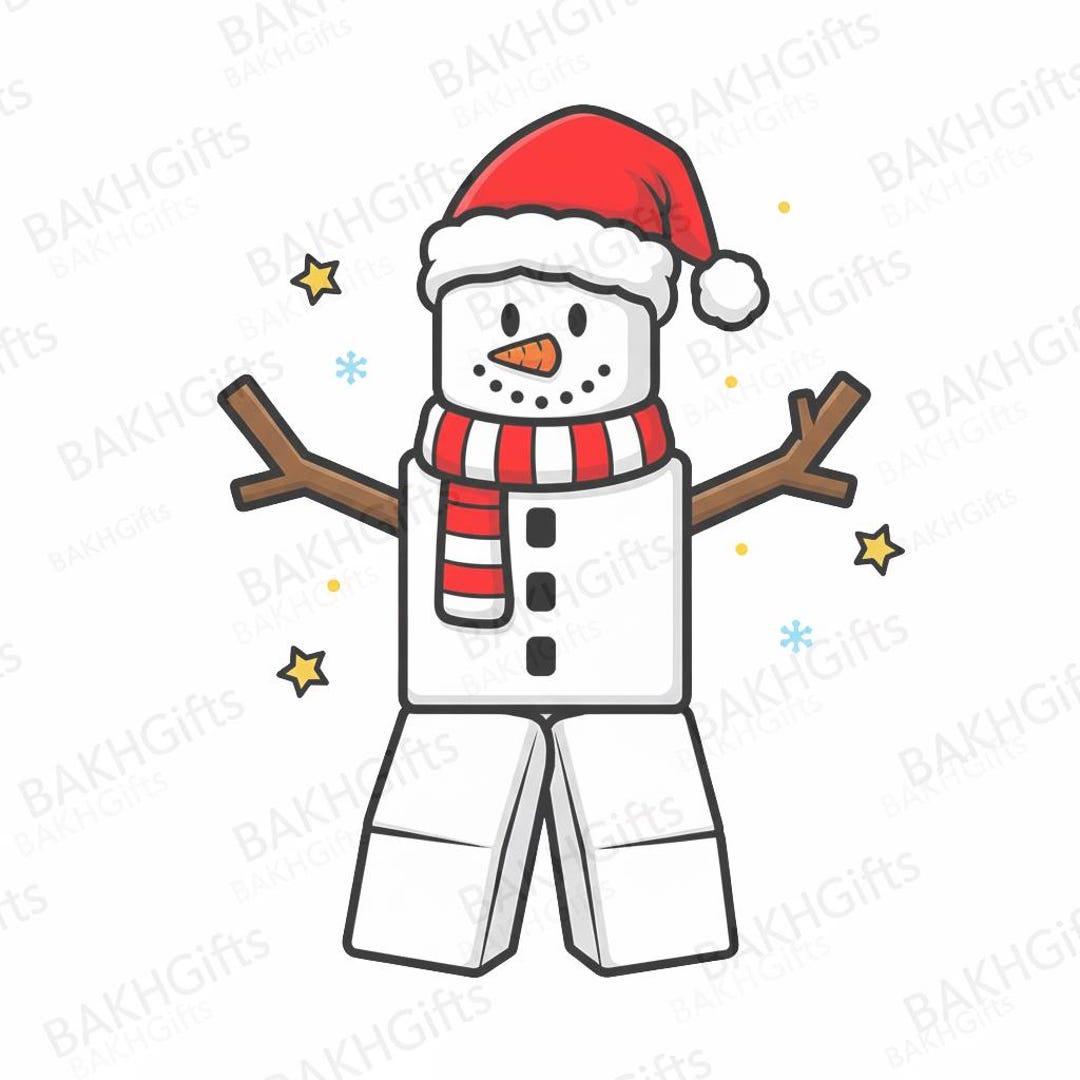 Roblox Christmas PNG Images (digital Download) - Etsy