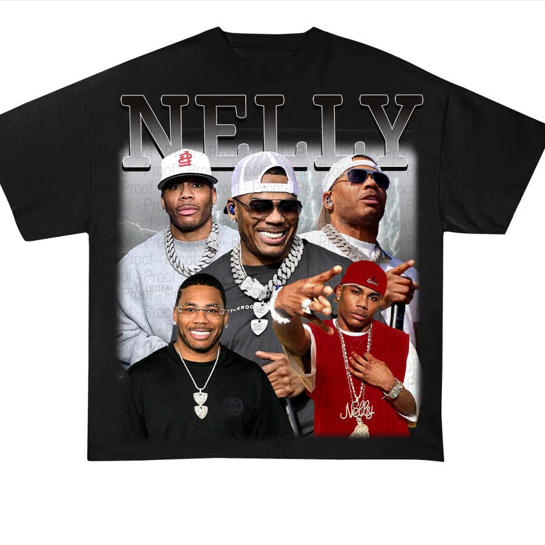 NELLY Tshirt PNG Design, Bootleg Tee, Instant Download and Ready to ...