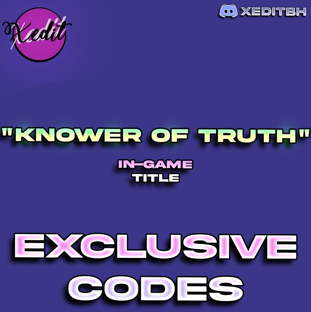 Brawlhalla Green Title "knower of Truth" - Etsy