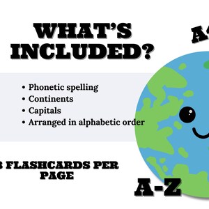 Printable Country Flags Flashcards Educational Geography Cards for Kids ...