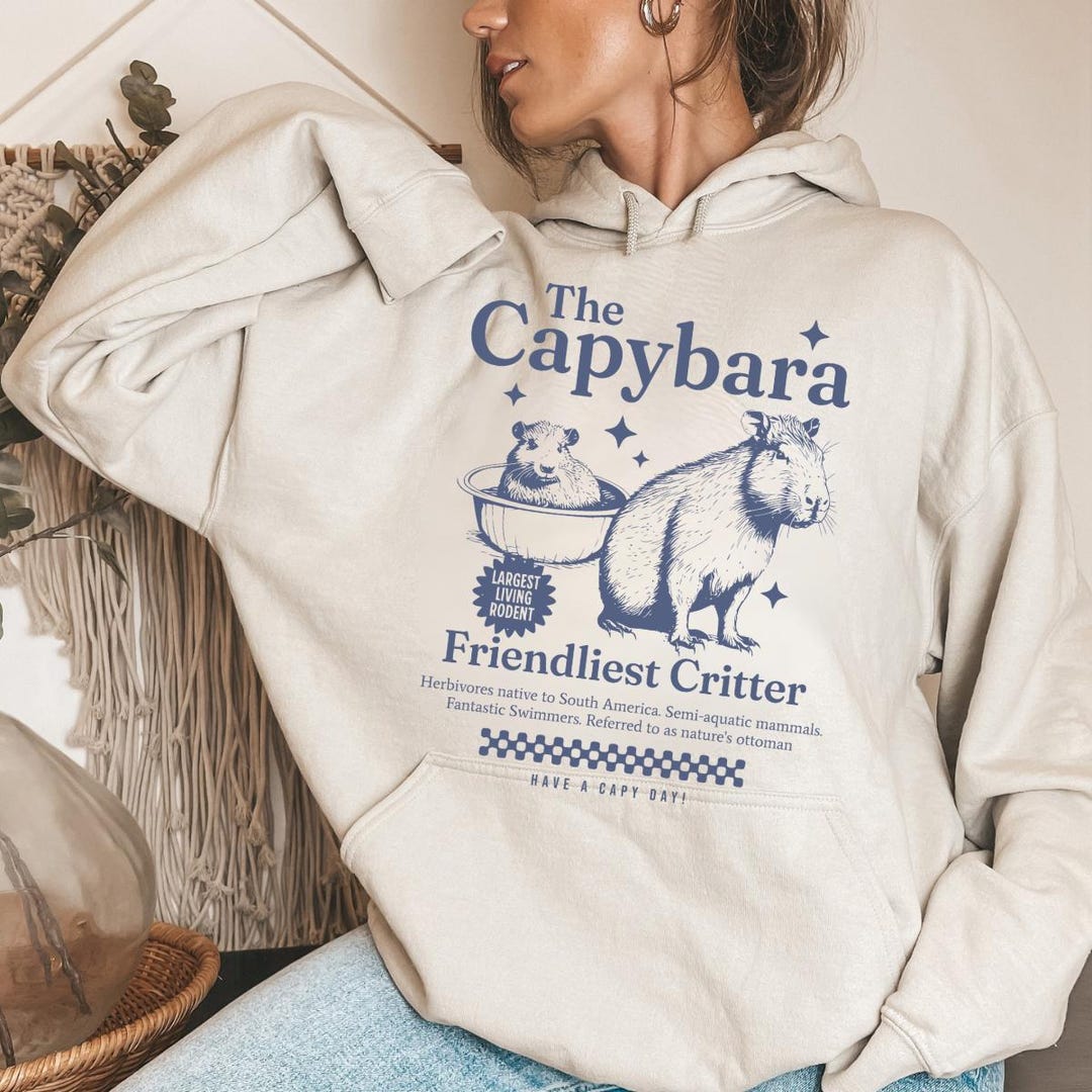 Retro Capybara PNG | Vintage Capybara Meme Digital Download | Funny ...