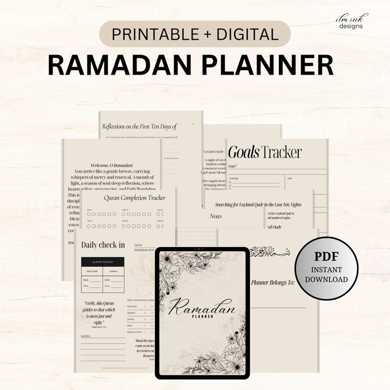 Ramadan Planner - Etsy