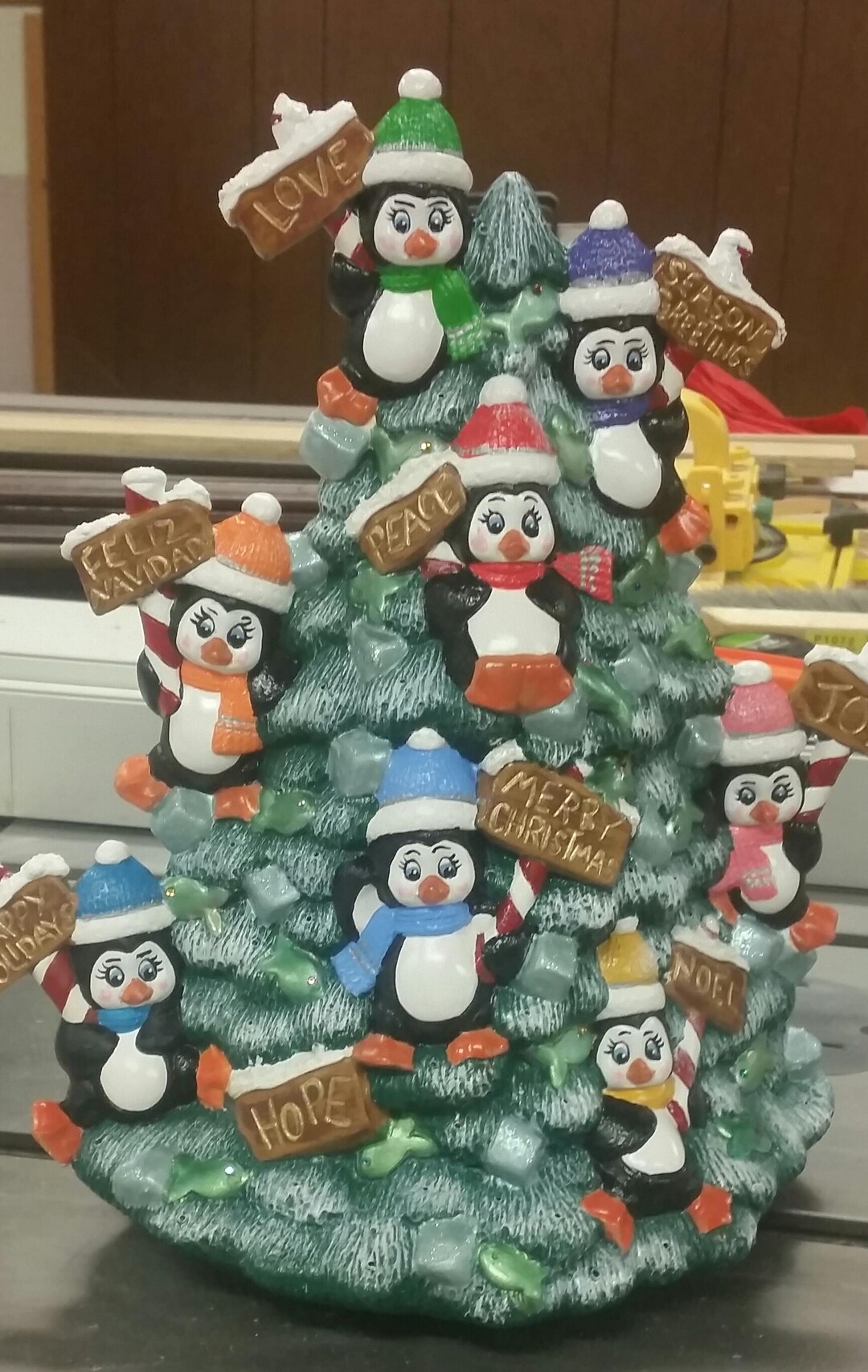 Snowman & Penguin Trees - Etsy