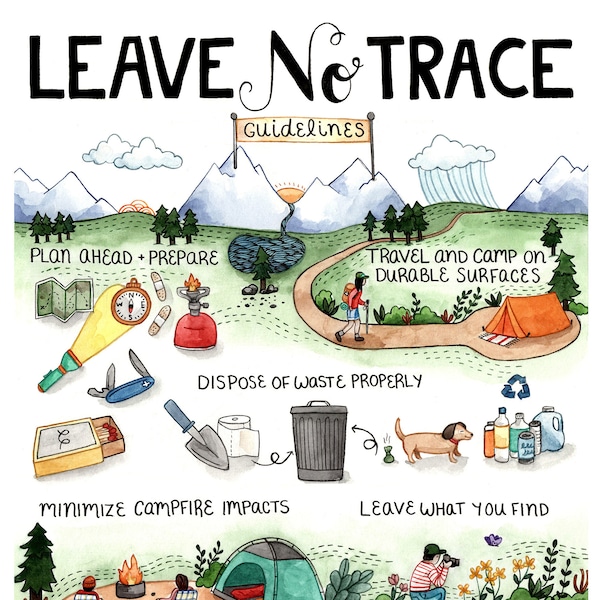 Leave No Trace Posters - Etsy
