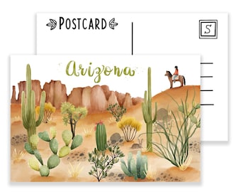 Arizona Postcard | Etsy