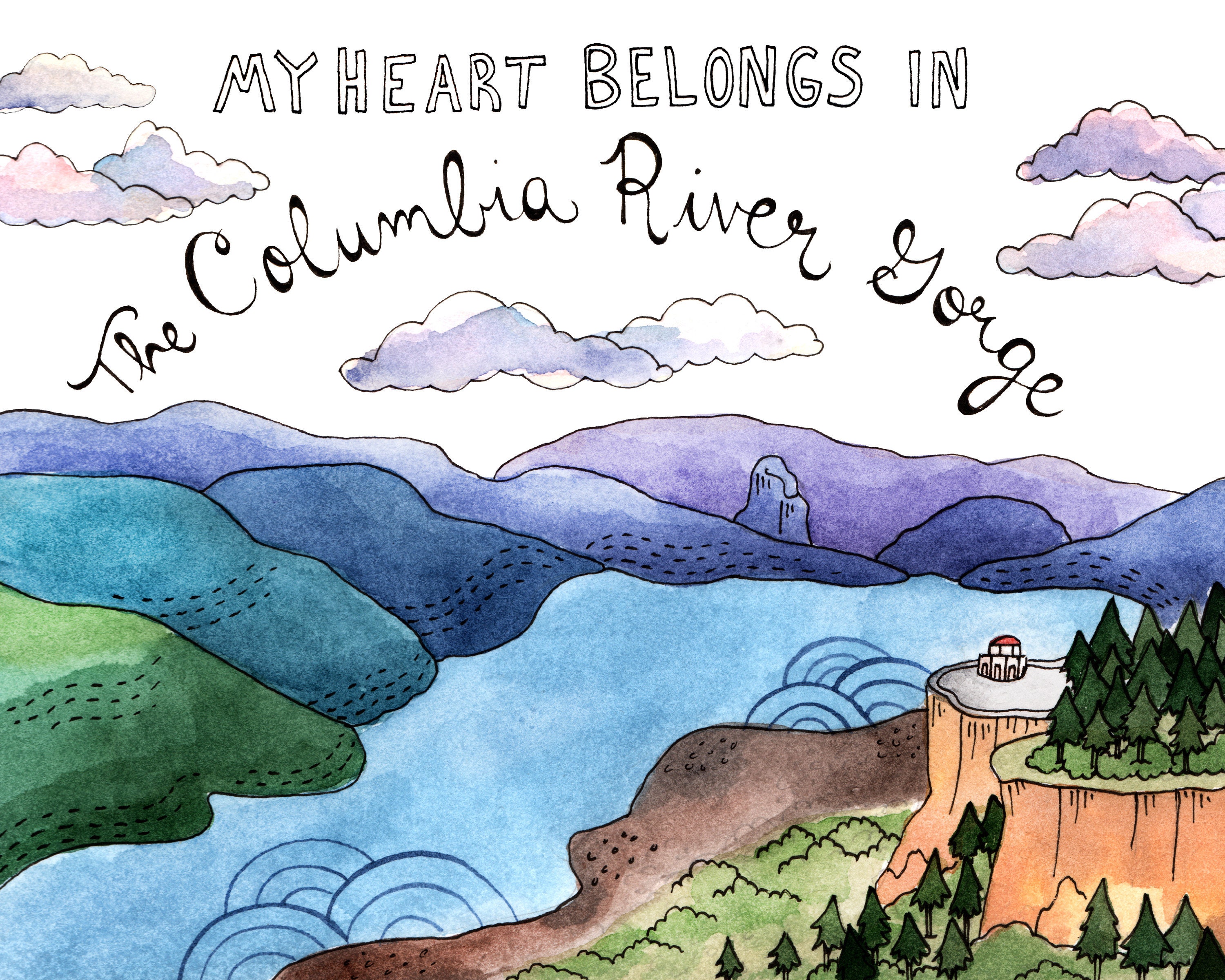 Stickers, Labels & Tags Paper & Party Supplies Gorge waterbottle ...