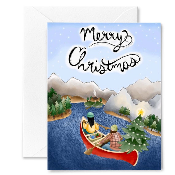 A Canoe Christmas - Etsy