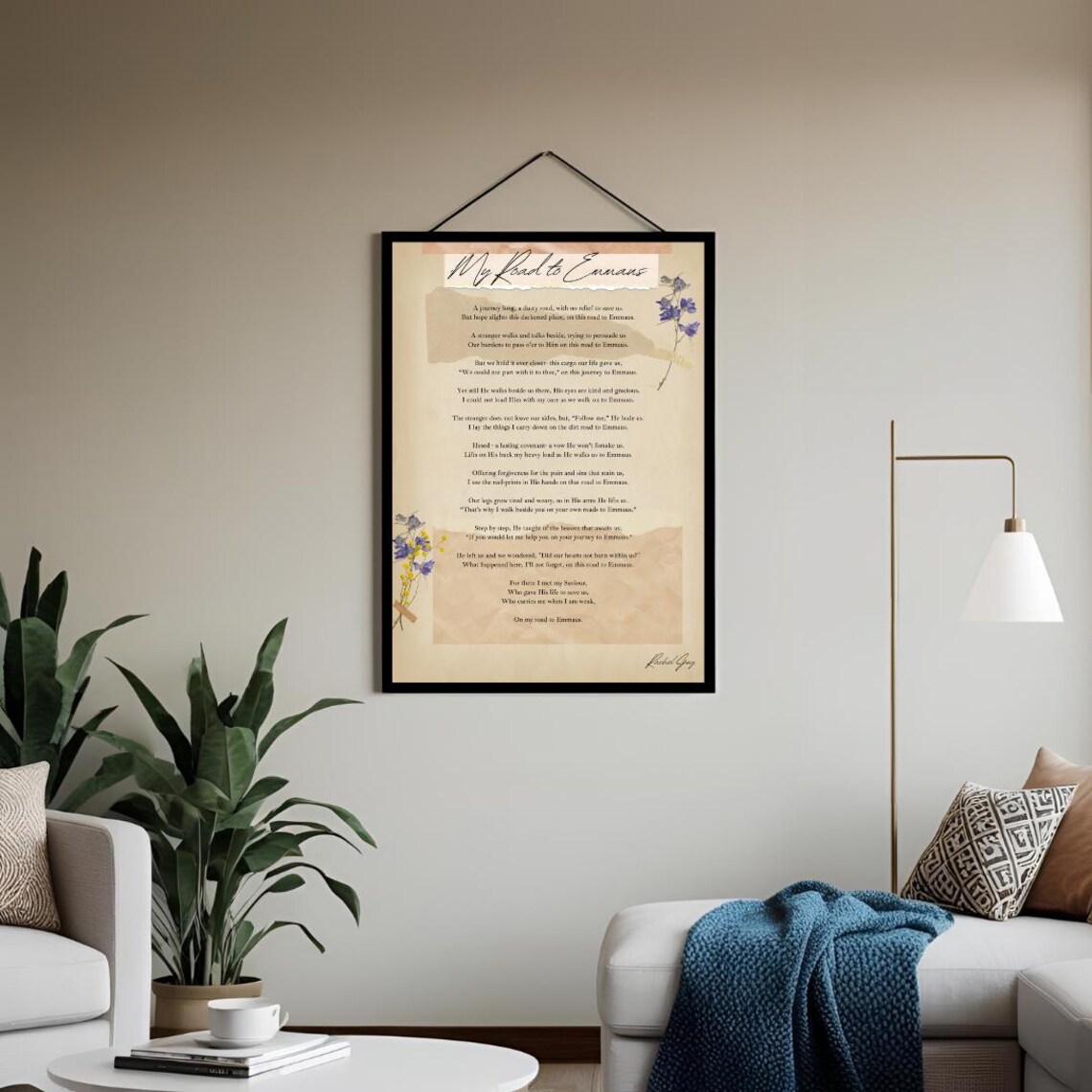 My Road to Emmaus Poem - Pdf, Printable, Christian, Faith, Jesus ...