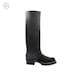Men’s Black Leather Engineer Boots – Tall Motorcycle Boots With Double ...