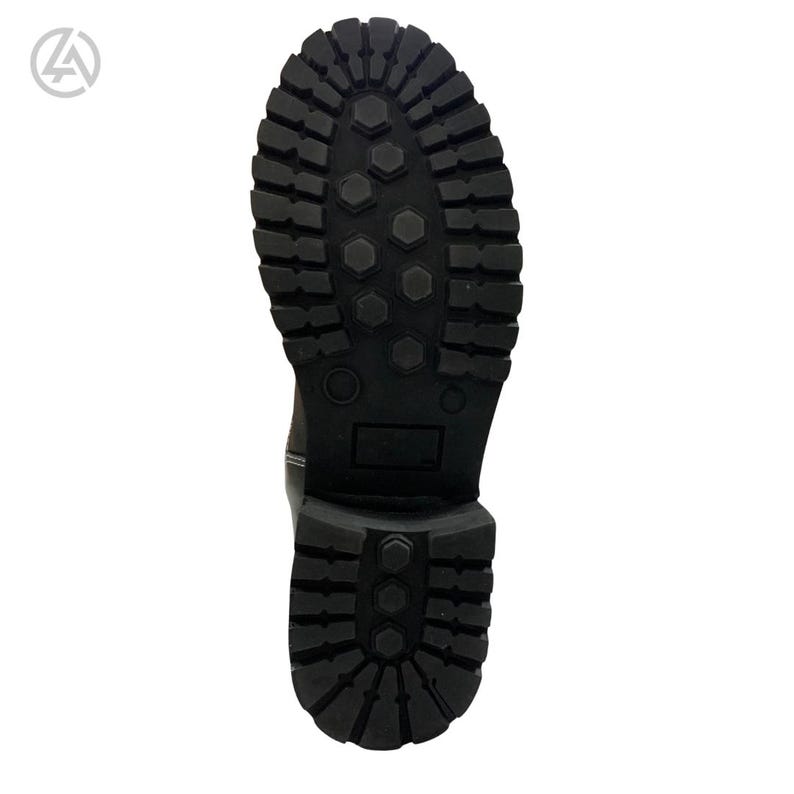 Men’s Black Leather Engineer Boots – Tall Motorcycle Boots With Double ...