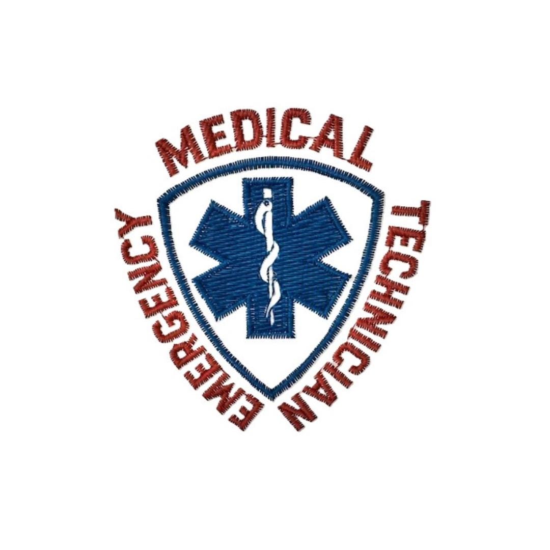 EMT Star of Life Embroidery Design (digital Download) - Etsy