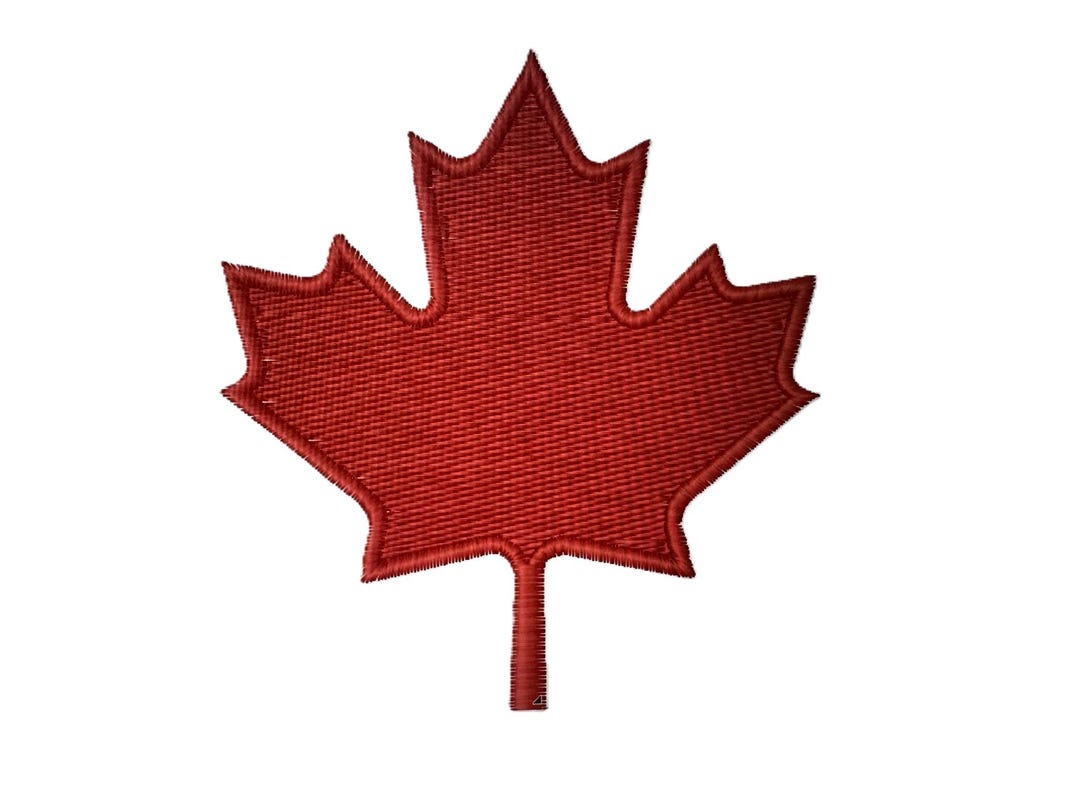 Canadian Maple Leaf Embroidery Design - Machine Embroidery Instant ...