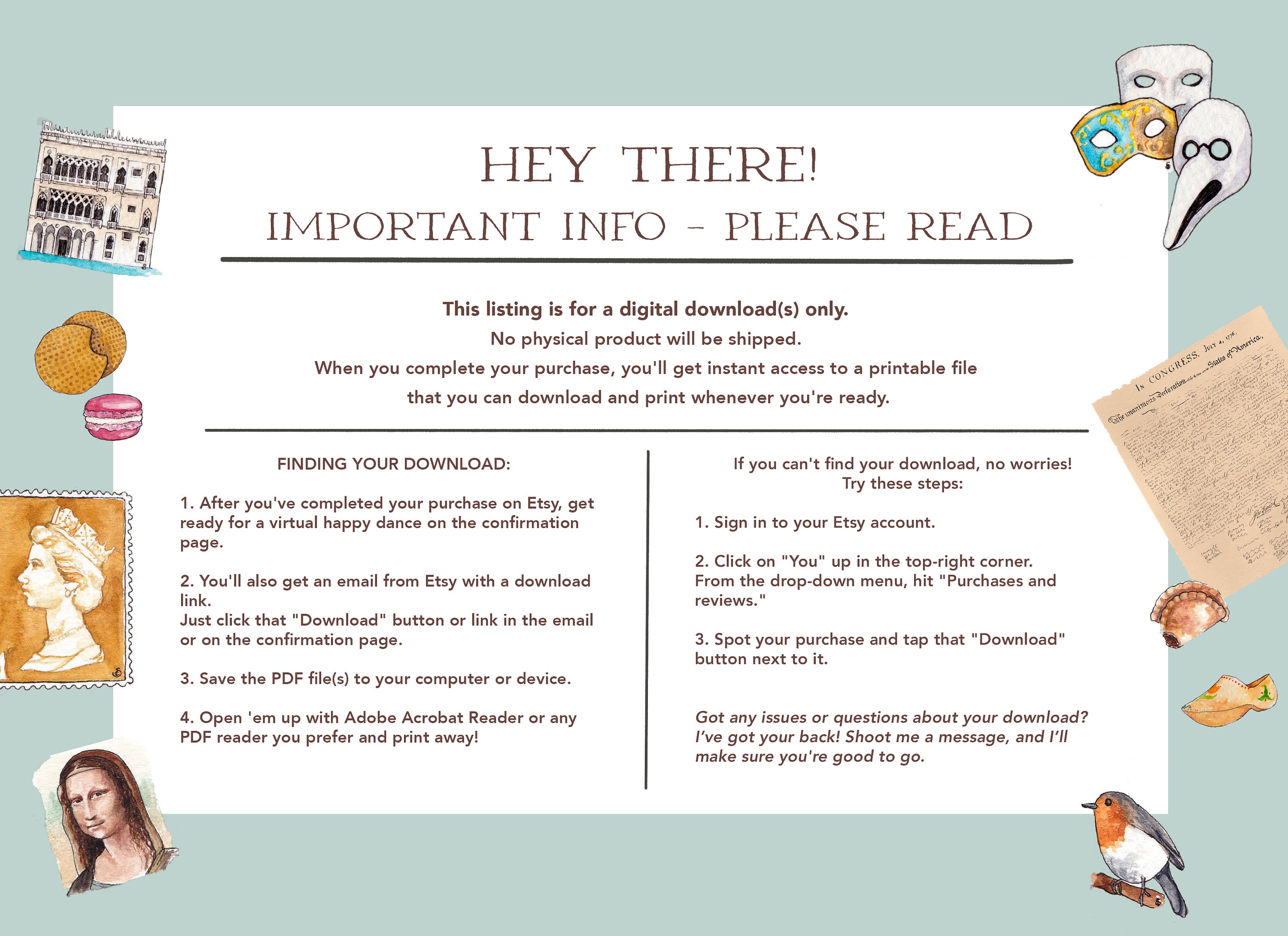 Washington D.C. Travel Bingo - Set of FIVE - Instant Download ...