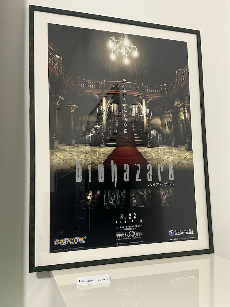 Resident Evil Rebirth 2002 Gamecube Promotional Poster B2 Reprint - Etsy