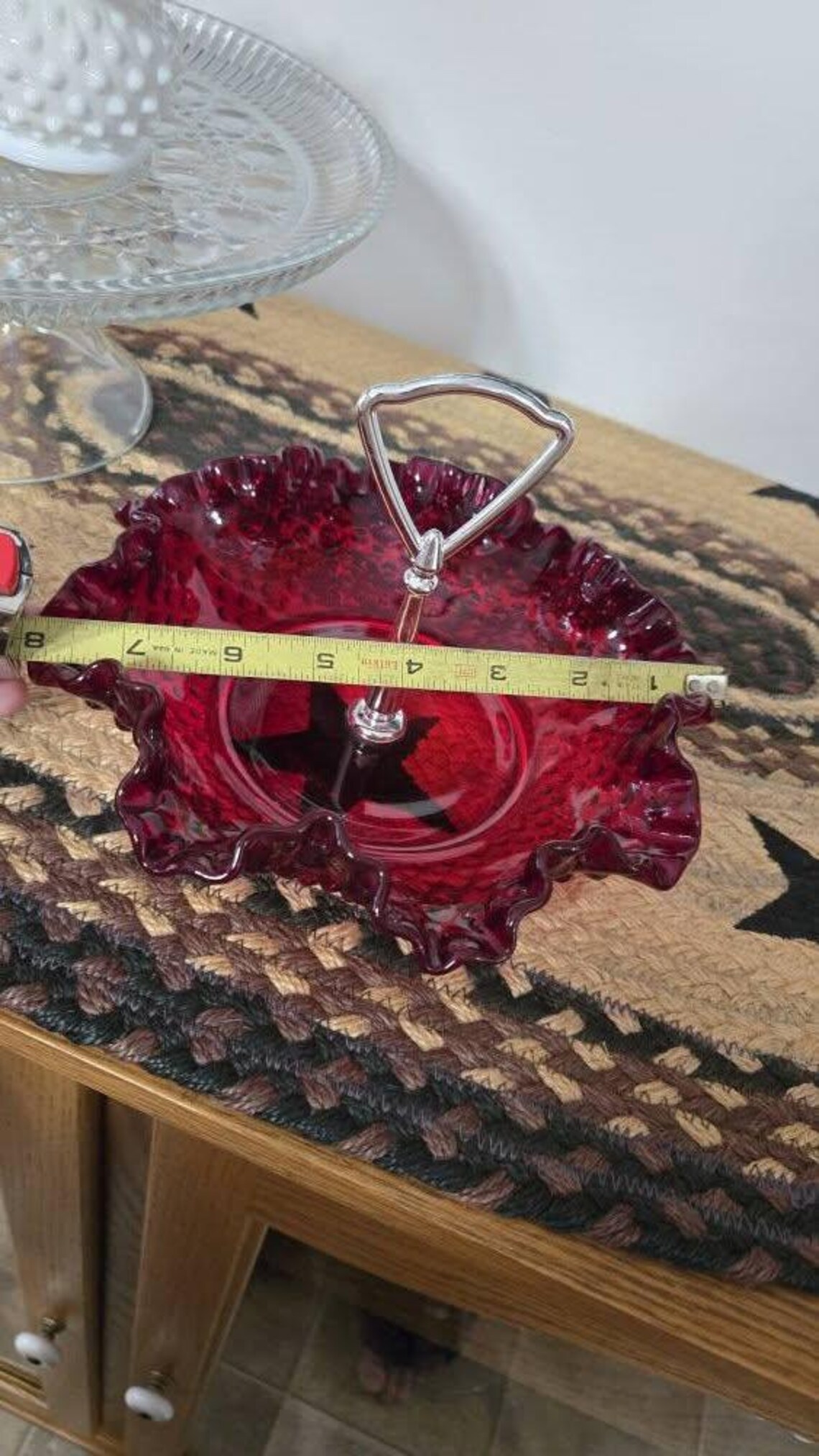 Fenton Ruby Red , Fenton Ruby Red Dish, Fenton Ruby Red Candy Dish - Etsy