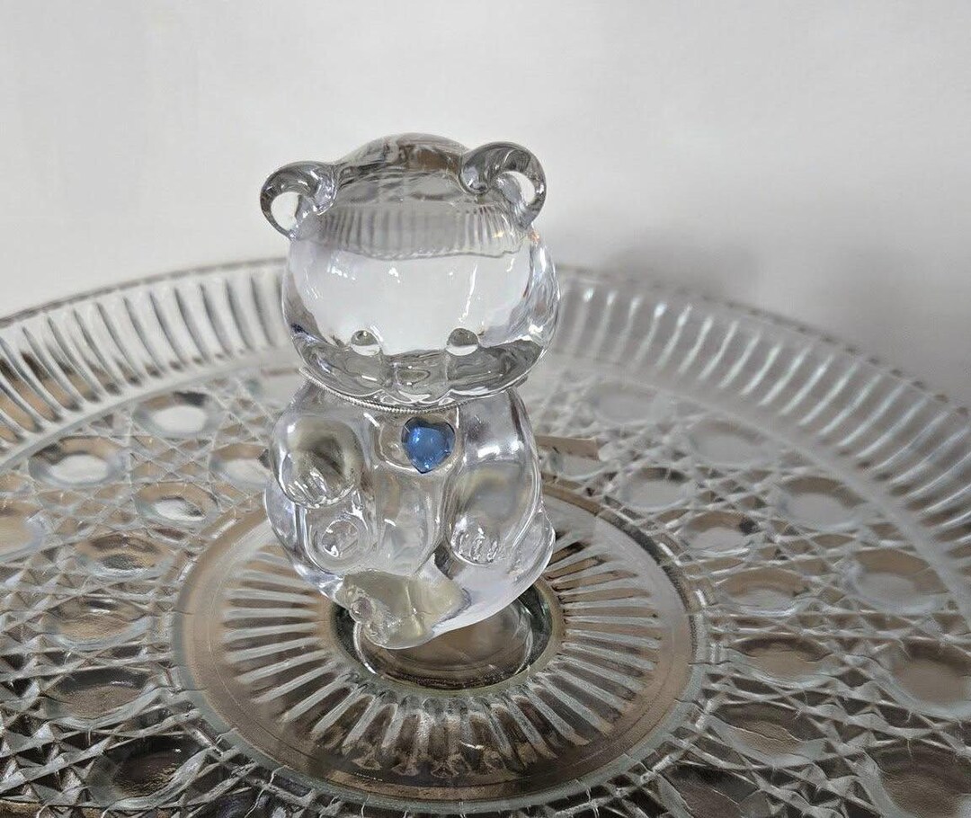 Fenton Bear, Fenton Glass Bear, Vintage Fenton Bear, Vintage Fenton ...