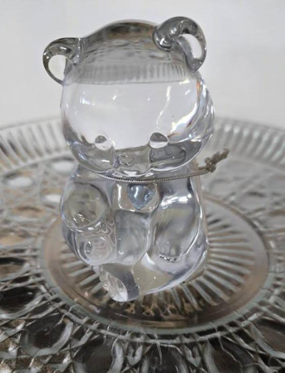 Fenton Bear, Fenton Glass Bear, Vintage Fenton Bear, Vintage Fenton ...