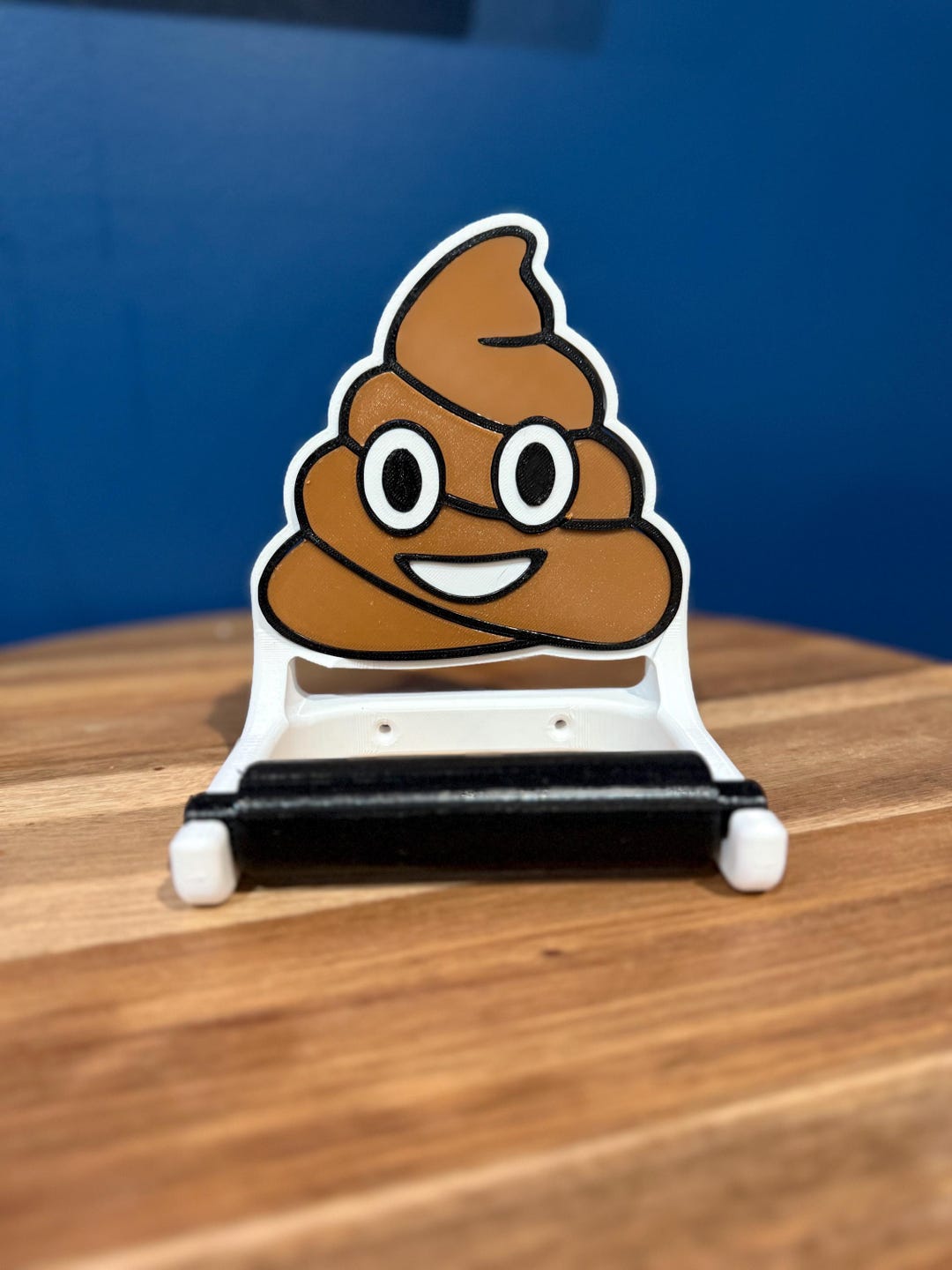 Funny 3D Printed Poop Emoji Toilet Paper Holder - Gag Gift - Etsy