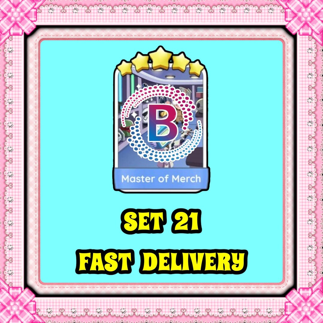 Mogo Master of Merch | Set 21 - Etsy