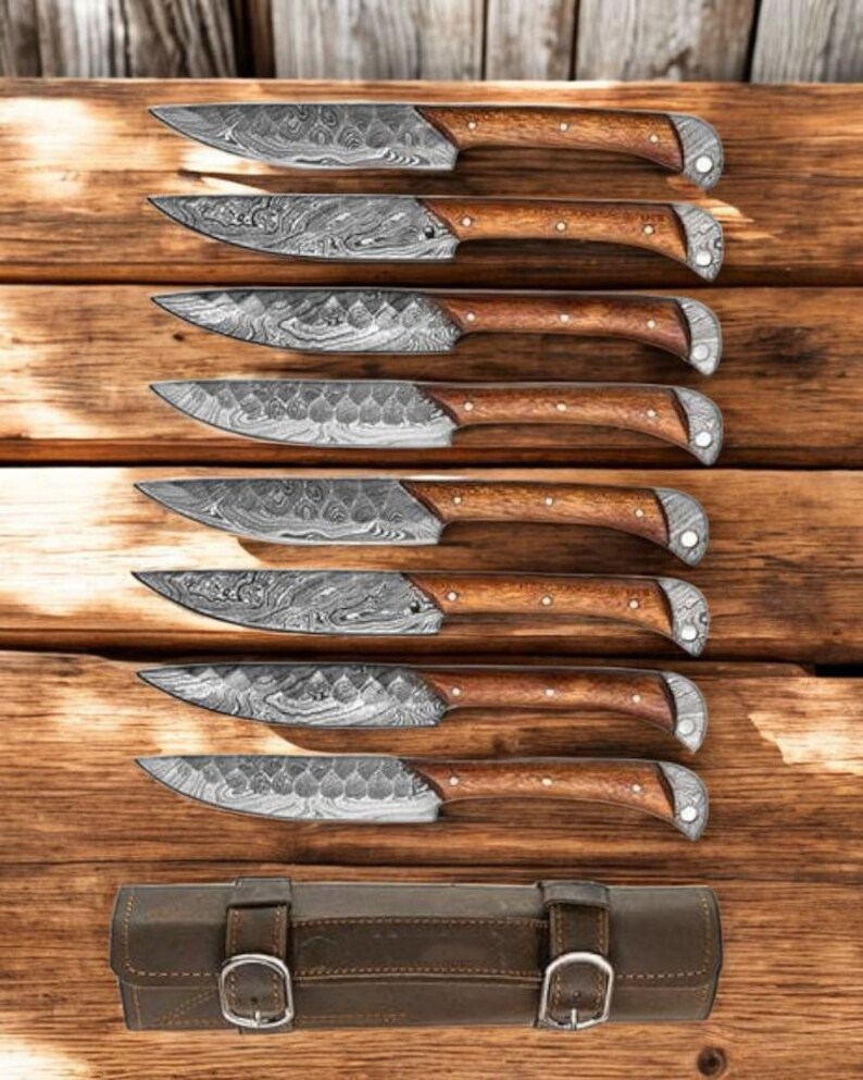 Legendary 17-piece Kitchen Knife Set – Damascus Steel Master Bundle ...