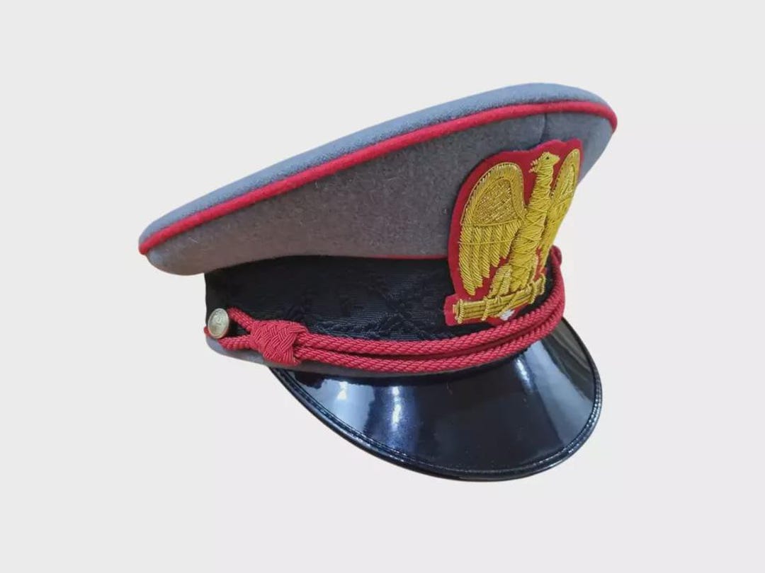 Italian General Officer’s Visor Cap | Historical Military Replica ...