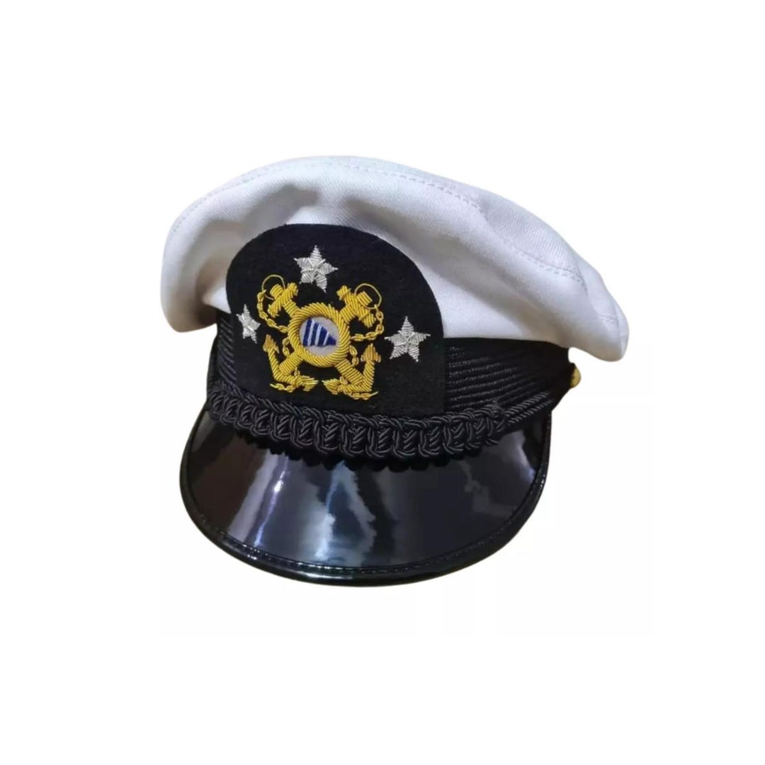 Replica Captain's Hat, Skipper's Hat, Yachting Hat - Etsy