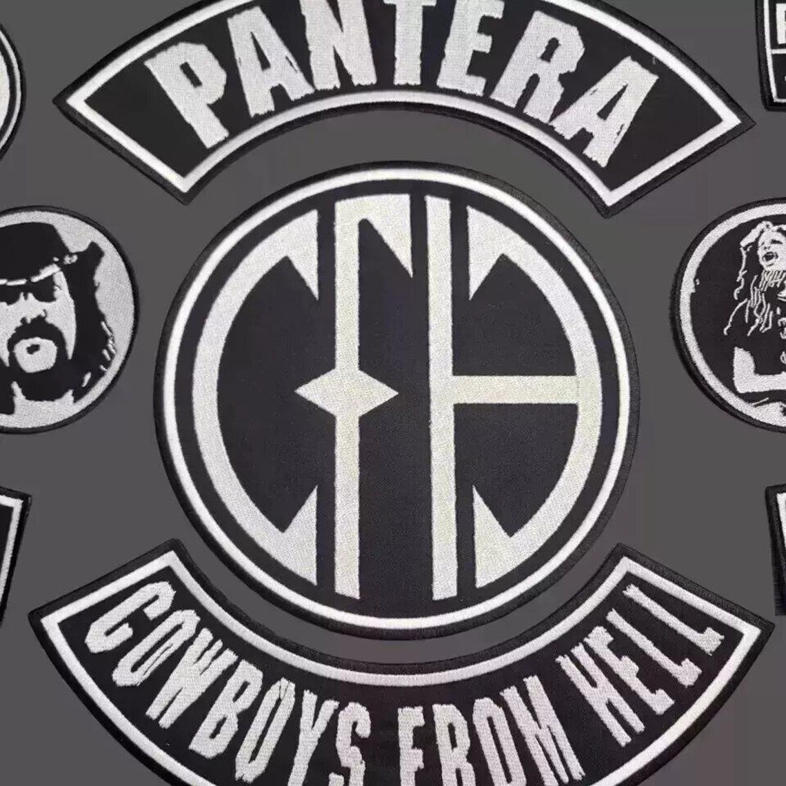 Embroidered Pantera CFH Full Patch Set – 10PCS, Heavy Metal Patches for ...