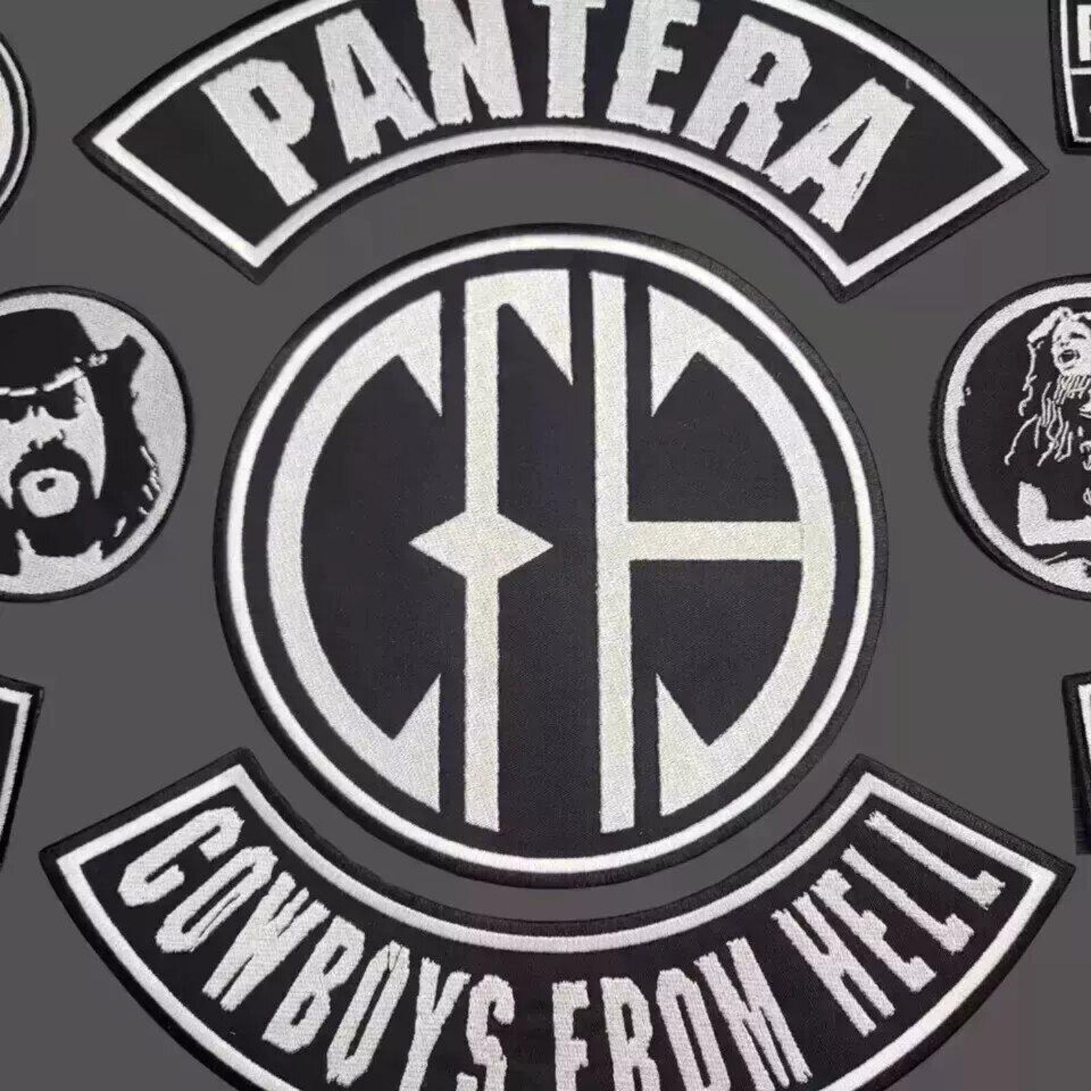 Embroidered Pantera CFH Full Patch Set – 10PCS, Heavy Metal Patches for ...