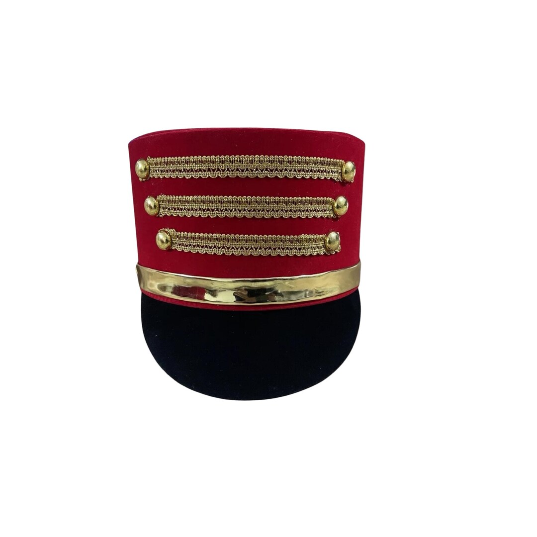 Military Marching Band White Peak Cap, Peaked Hat Headgear - Etsy