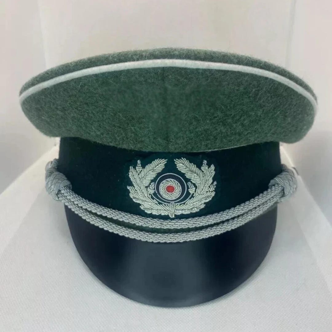 German General Officer Cap – Field Wool Repro Hat Militaria - Etsy