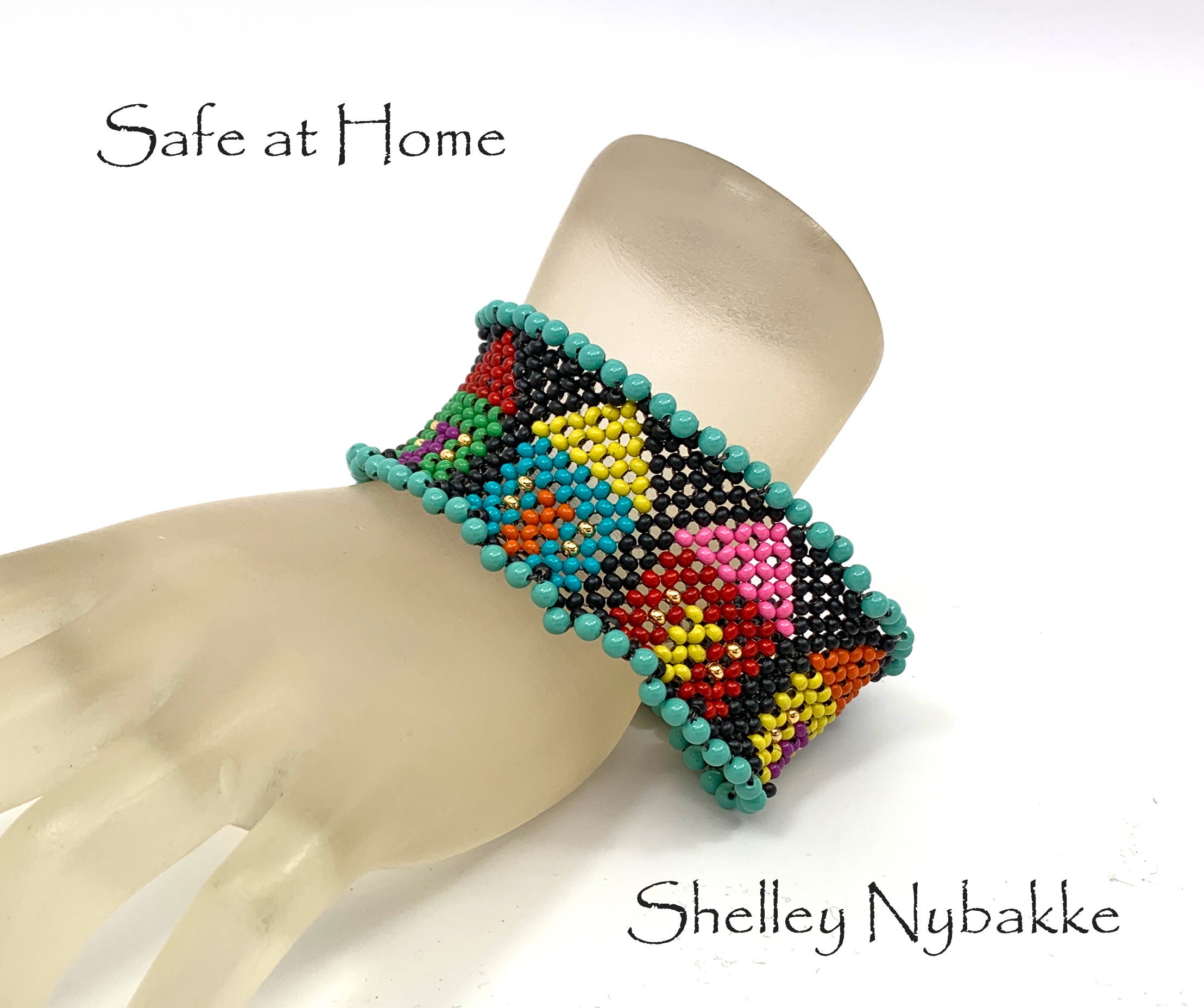 Safe at Home Bracelet PDF only | Etsy