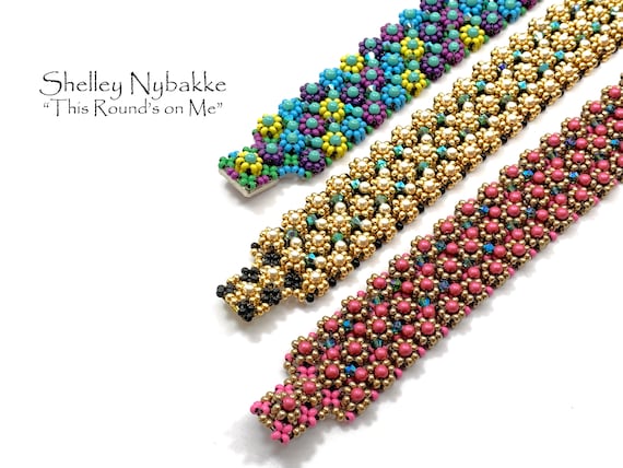 This Round's on Me Bracelet Tutorial Pdf Instructions - Etsy